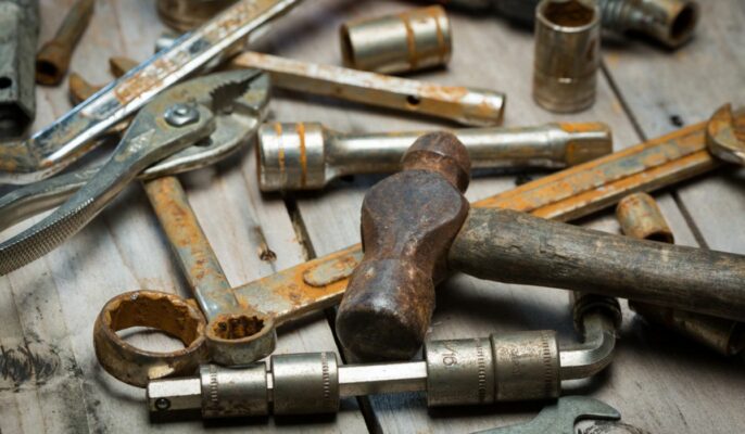 Tips for removing rust from tools