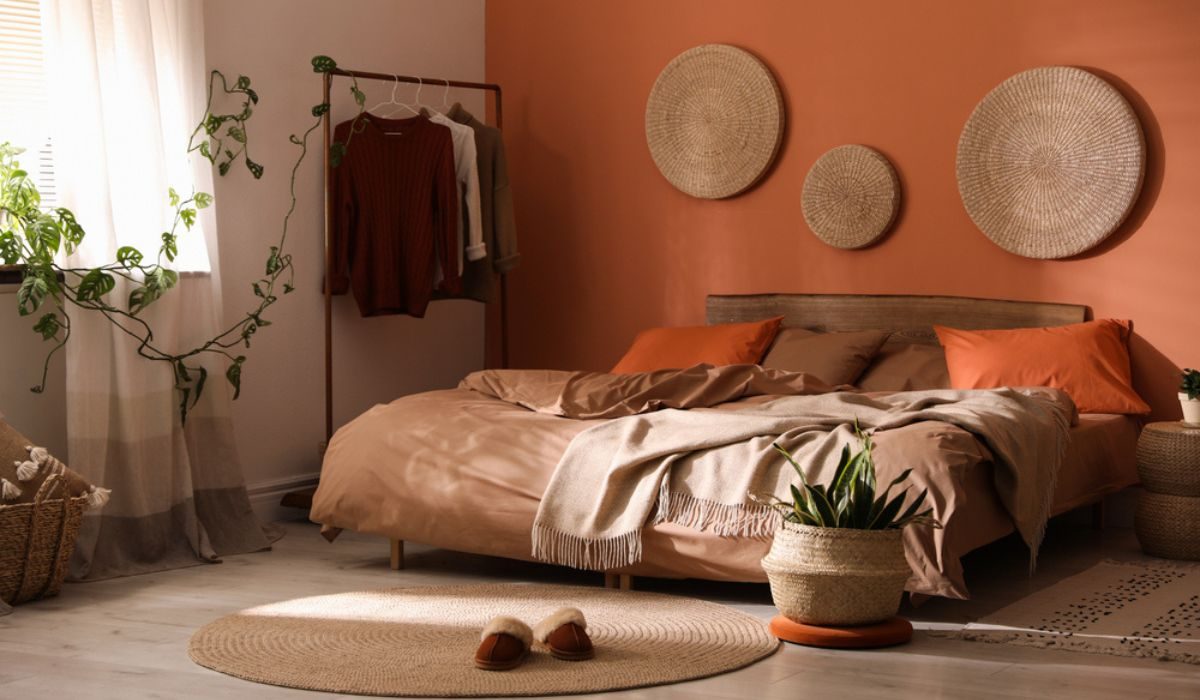 Warm colours: Enhance interior and exterior spaces