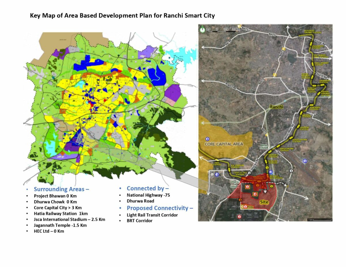 Ranchi Smart city project: Facts, development plan, status, news