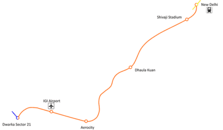 Delhi Airport Metro: Stations, timing, route, map, fare,