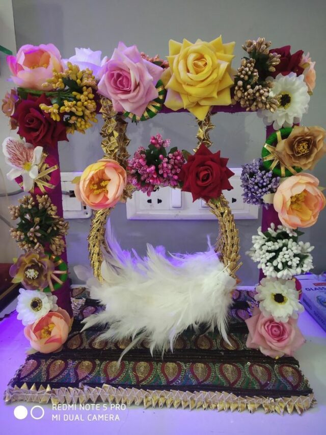 Janmashtami Jhula and mandir decoration ideas for your home
